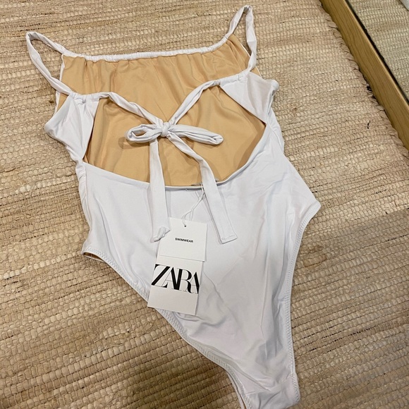Zara | Swim | Zara Back Tie Swimsuit | Poshmark
